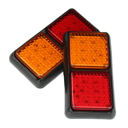 TOTMOX 2PCS Waterproof Truck Trailer Tail Light Turn Signal Reverse ...