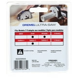 Dremel US500-01 Ultra-Saw 4" Segmented Premium Carbide Wood and Plastic ...