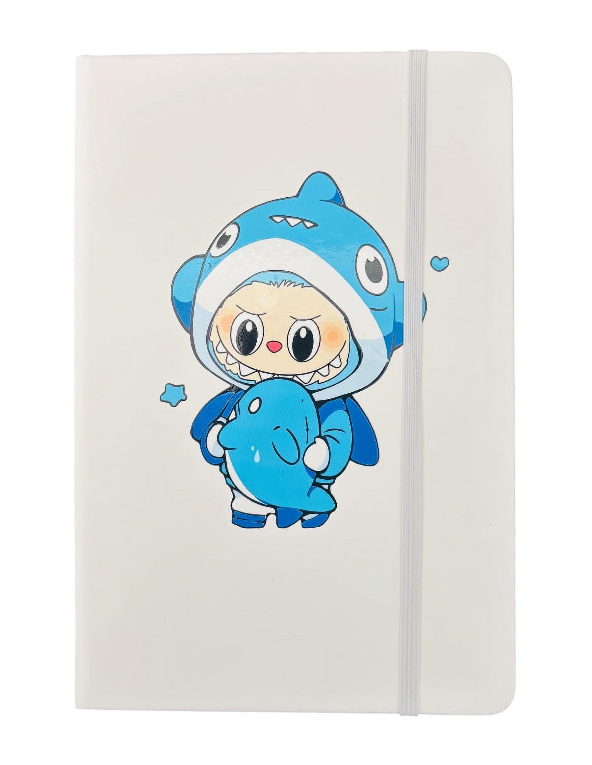 Libreta estilo francés blanca con hojas rayadas, LABUBU , mide 14 cm de ...