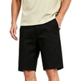 Maqroz Mens Golf Shorts Casual Summer Flat Front Chino Bottoms ...