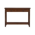 Linon Titian 42" Wide 2-Drawer Compact Console Table, Antique Tobacco ...