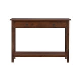 Linon Titian 42" Wide 2-Drawer Compact Console Table, Antique Tobacco ...