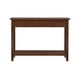 Linon Titian 42" Wide 2-Drawer Compact Console Table, Antique Tobacco ...