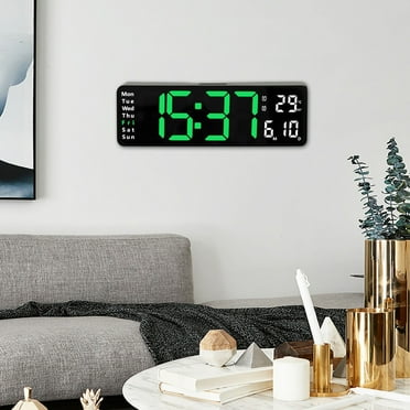 Sharper Image® LED Light-up Word Clock, 7.75", Electronic Desk Clock ...