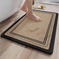 Bathroom Mat Non-Slip Absorbent Floor Carpet for Entrance Bedroom Home ...