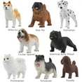 DINOBROS Realistic Detailed Dog Figurines Playset, 8 Pcs Lifelike Small ...