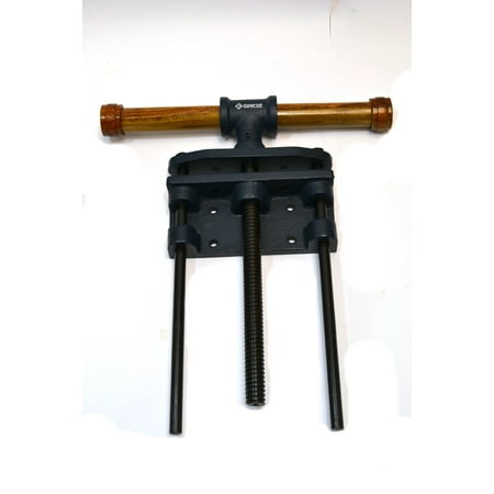 Groz 7-inch Woodworking Front Vise | Cast Iron Body and Socket ...