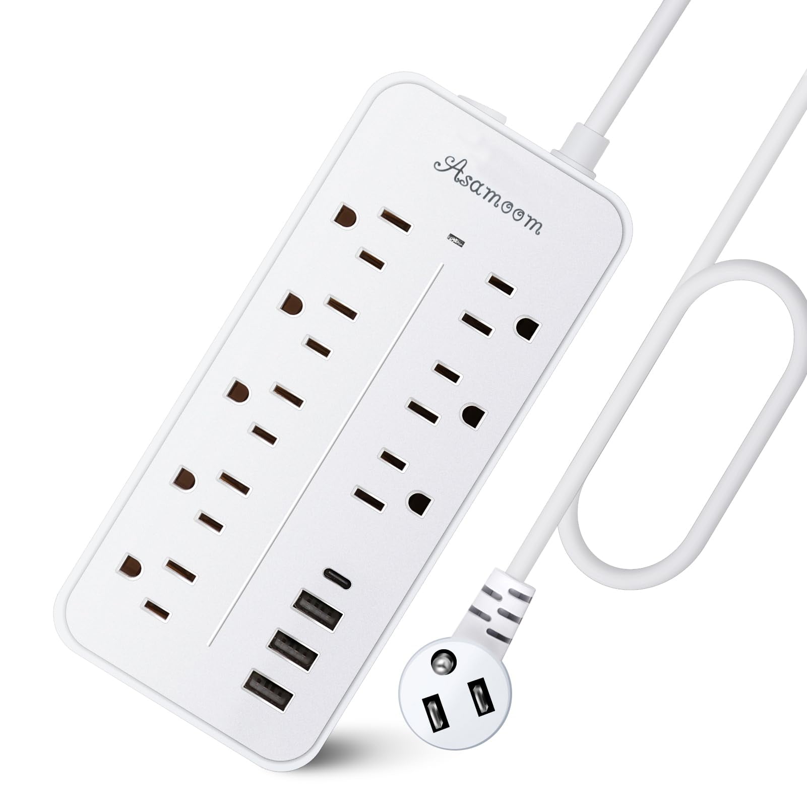 Cable de extensión de regleta de alimentación con protector contra ...