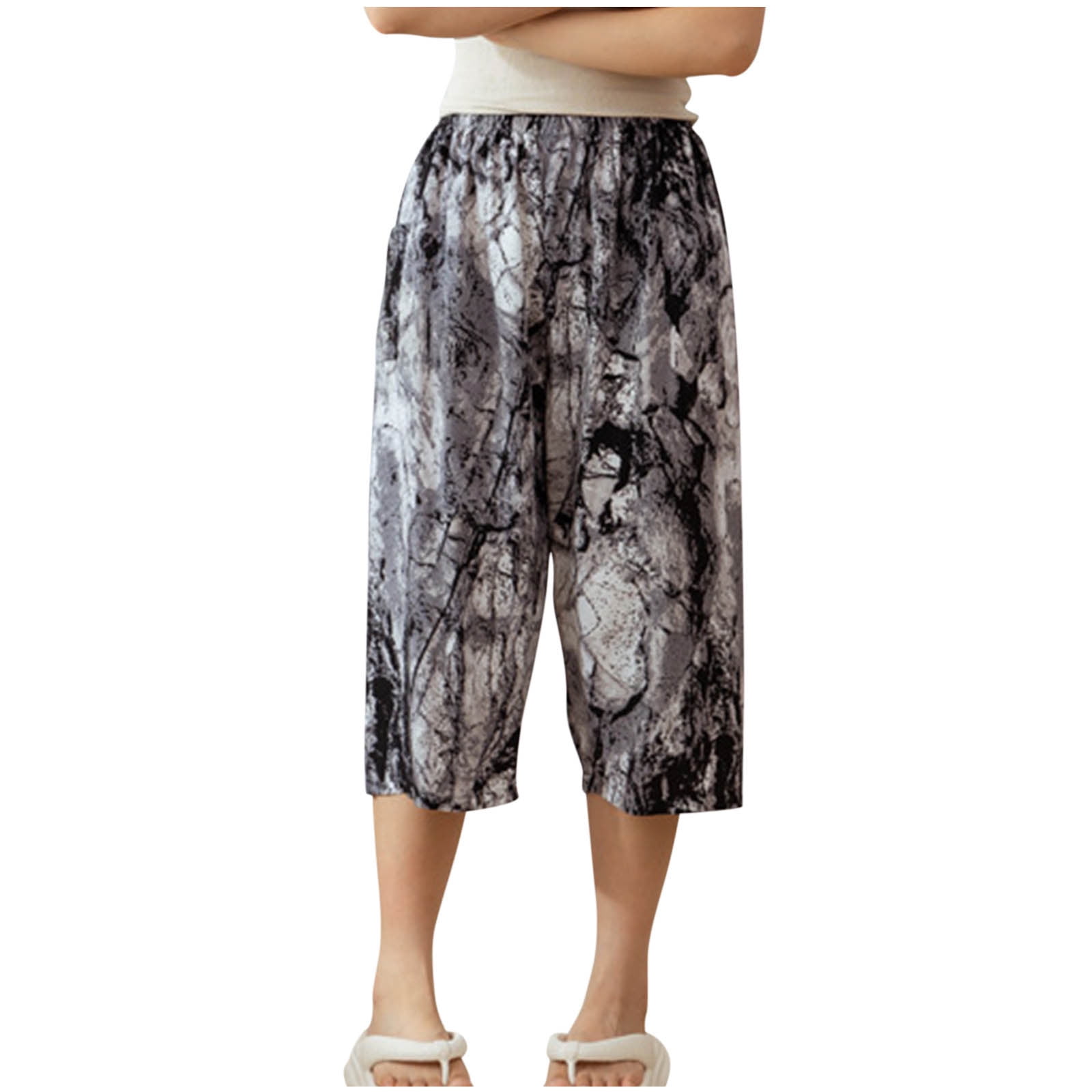 Click here for Zbxnli Womens Capri Lounge Pants Printed Pajama Ca... prices