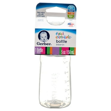 Gerber Nurser Clear View Feeding Bottle, Assorted Colors - 1 Ea (Colors ...