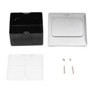 Brass Plated Concealed Receptacle Floor Box Kit - Walmart.com