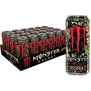 Monster Energy Extra Strength Super Dry Energy Drink, 12 Fl. Oz., 12 ...