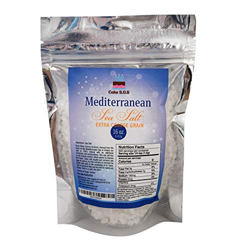 Mediterranean Sea Salt, Extra Coarse Grain 1 lb. - Walmart.com