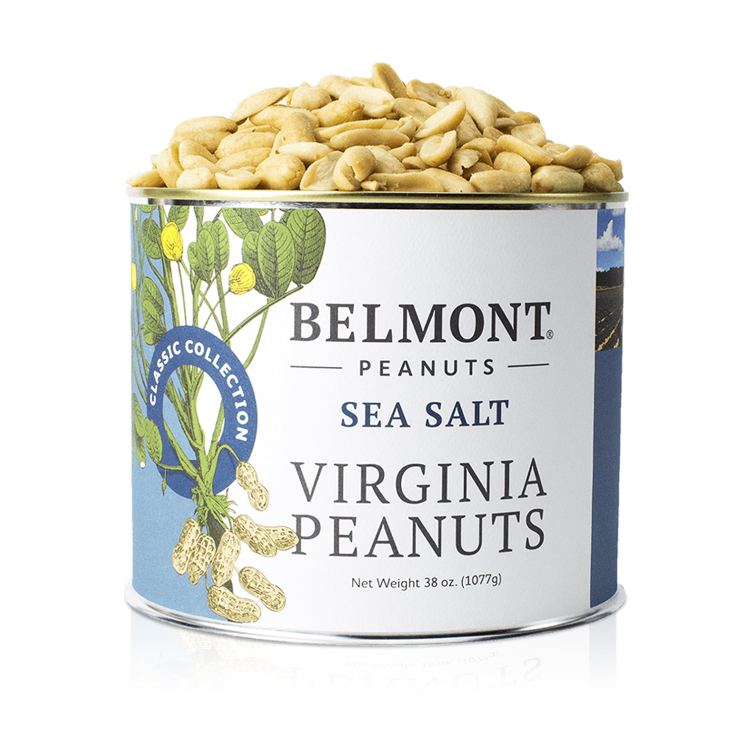 Belmont Peanuts Sea Salt Virginia Peanuts, 38Oz - Walmart.com
