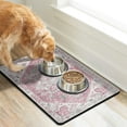 Dog Food Mats for Floors, Absorbent Dog Bowl Mat for Food and Water ...