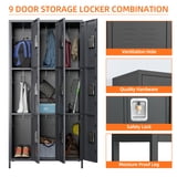GangMei Metal Storage Locker for School Office Gym Bedroom, 9 Doors ...