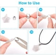 60Pcs 304 Stainless Steel Pinch Clip Clasp Bail 15 Styles Bail Finish ...