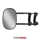 TowSmart 7283 Heavy Duty Clip-on Adjustable Towing Mirror, Black ...