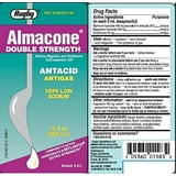 Rugby Almacone Double Strength Antacid, 12 Fl. Oz. HSA/FSA Eligible ...