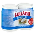 LouAna 100% Pure Coconut Oil 30 fl oz (2 Pack) Cooking and Baking Oil ...
