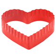 Way To Celebrate Heart Cookie Cutter Red Stainless Steel Double Side ...