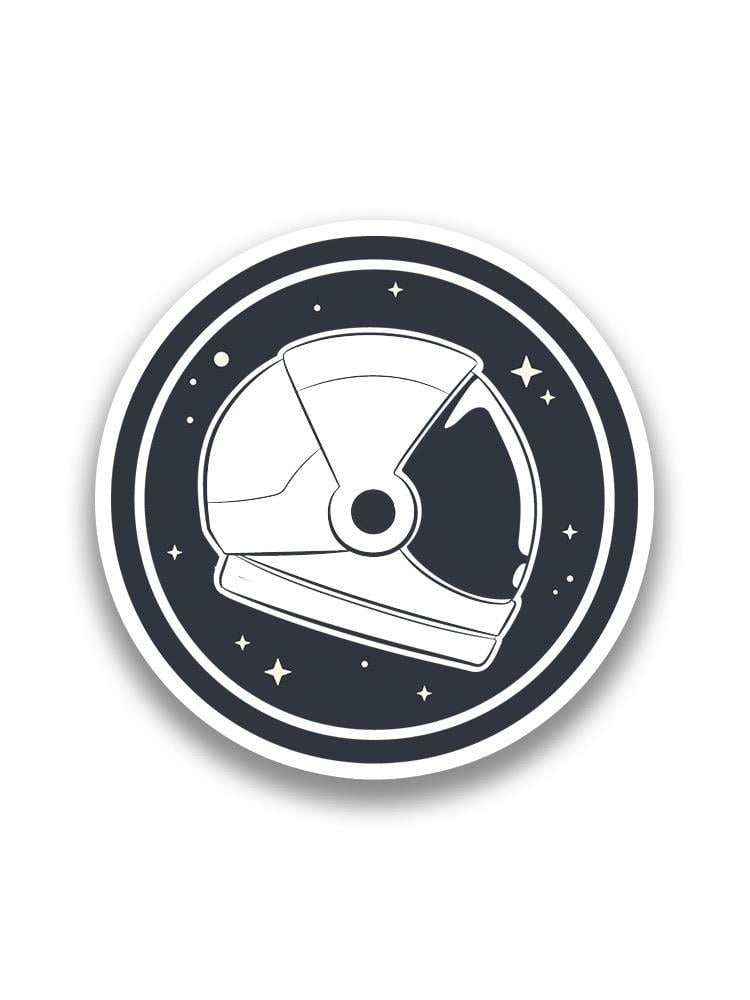 Astronaut Helmet Sticker -Smartprints Designs, Vinyl Sticker - Walmart.com