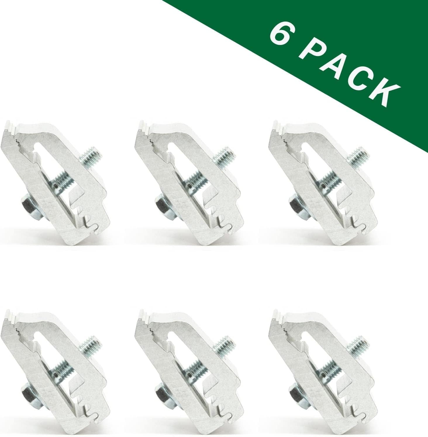 RuggedXL Low Pro Aluminum Mounting Clamps Truck Cover, Cap, Camper ...