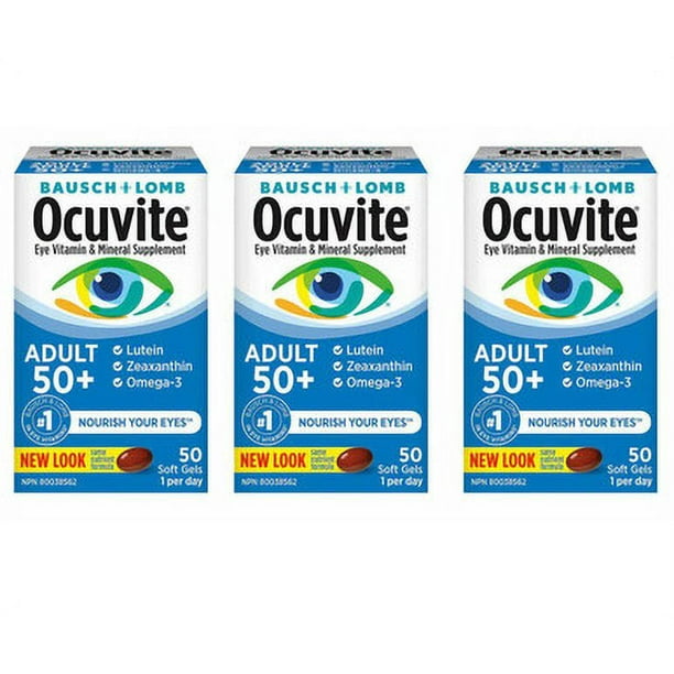 Ocuvite Adult 50 Eye Vitamin And Mineral Supplement 150 Softgels 3
