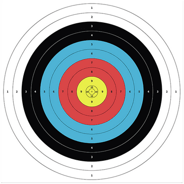 Archery Targets Paper for Backyard, 30Pcs Bow Targets for Hunting ...