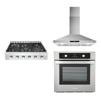 Cosmo 5 Piece Kitchen Appliance Package With 36" Electric Cooktop 36 ...