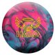Roto Grip Halo Bowling Ball- Coal/Fuschia/Sky Blue 16lbs - Walmart.com