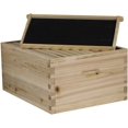 NuBee Starter 10 Frame Beehive Kit - Includes 1 Hive Body, 1 Super Box ...