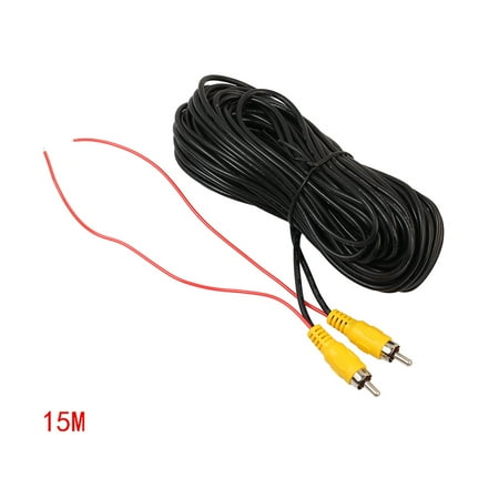 Electronicheart 6m/10m/12m/15m/20m Universal RCA Male to Male Video ...