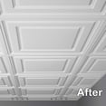 EZ-On T-bar Ceiling Grid Cover Kit - Snap On - White - 58 Piece (96 sq ...