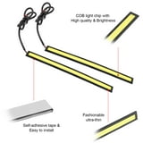 2Pcs LED Daytime Running Lights Car LED COB DRL Fog Lights IP45 ...