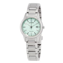 Citizen Marine Lady Crystal Eco-Drive Green Dial Watch FE6170-88L ...