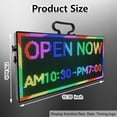 P2.5 Programmable LED Digital Sign Board 15x7 Inch Handheld Portable ...
