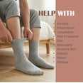 SHAANXIXIAN Copper Infused Diabetic Socks Non-Binding Seamless ...