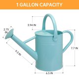 Metal Watering Can for Outdoor Plants, Galvanized Steel Watering Can ...