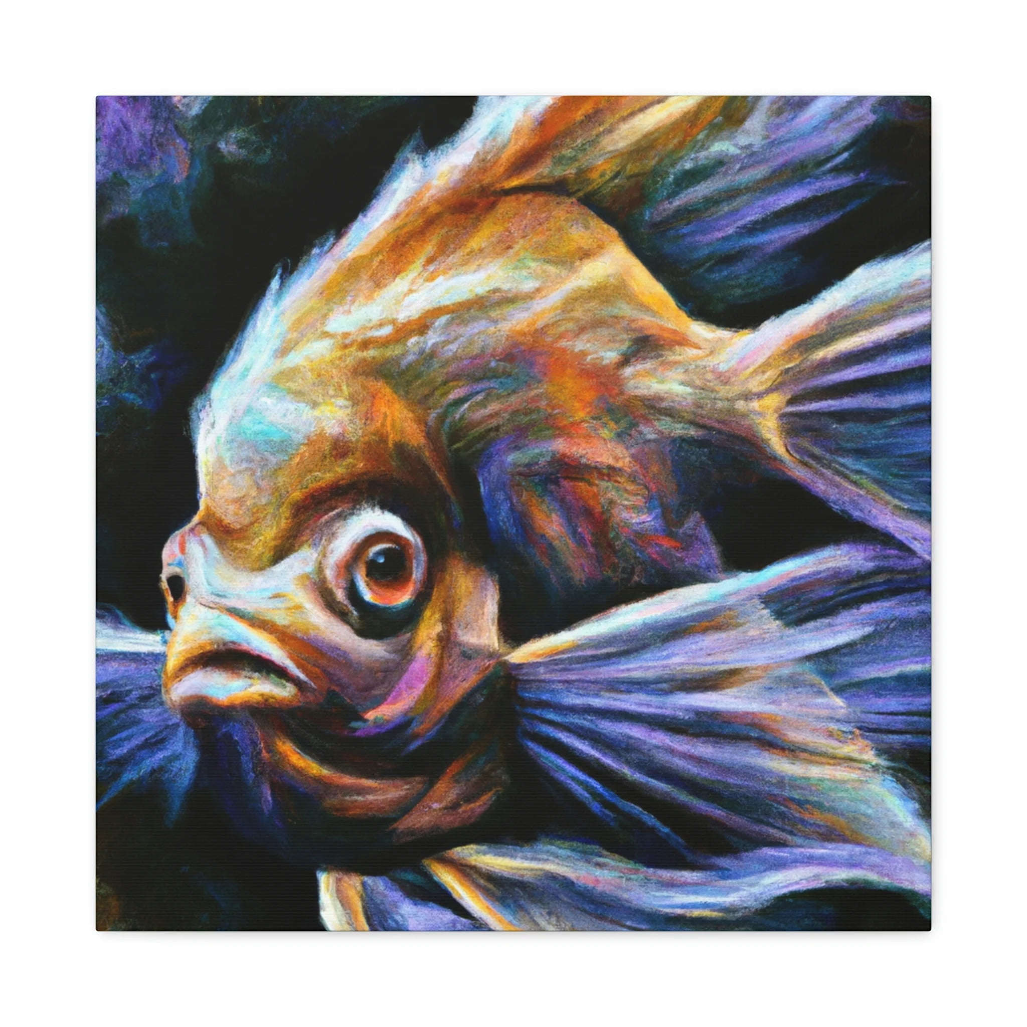 Angelfish in Rococo. - Canvas - Walmart.com