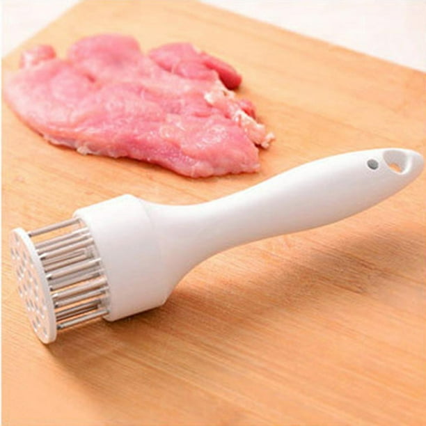 Meat Tenderizer Tool Stainless Marinade Gadgets for Kitchen Beef white ...