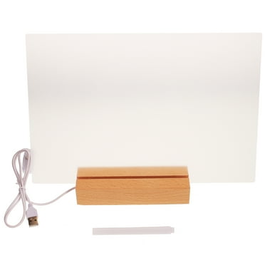 Mr. Pen- Clear Acrylic Board with Stand, 10" x 10", 3 Dry Erase Markers ...