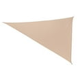 California Sun Shade Shade Sail 12' Triangle with Hardware Kit, Walnut ...