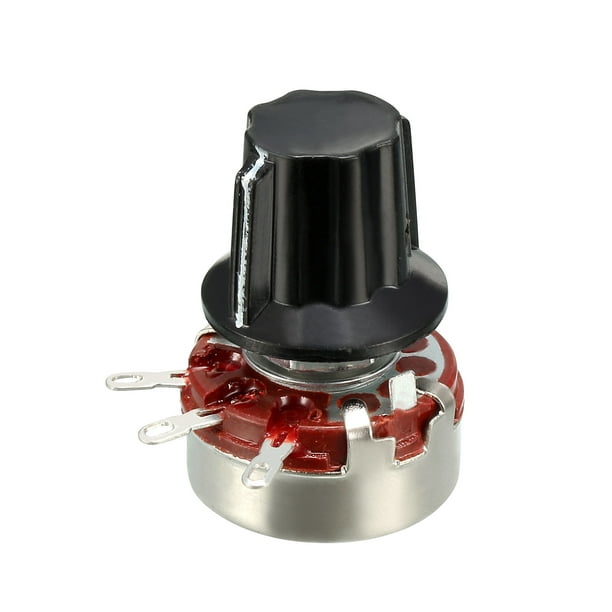 Unique Bargains WH118 470K Ohm Variable Resistors Single Turn Rotary ...