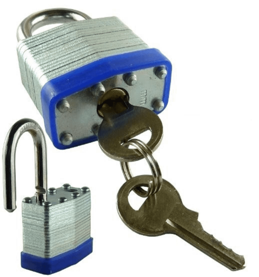 LAMINATED STEEL CASE PADLOCK - 30mm (1 inch) - Walmart.com