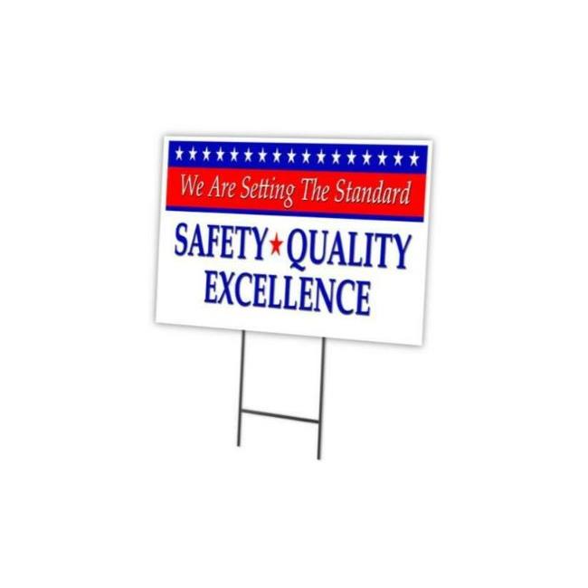 SignMission C-1216-DS-Setting Standard 12 x 16 in. Yard Sign & Stake ...