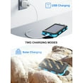 Solar Charger, 38800mAh Power Bank, Waterproof External Backup Battery ...
