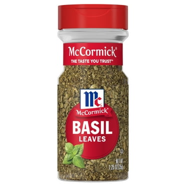 McCormick Basil Leaves, Whole, 0.62 OZ (Pack of 2) - Walmart.com