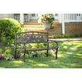 Evergreen Metal Fern Bench Tubular Steel, Multicolor - Walmart.com
