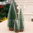 VIVEFOX Mini Christmas Tree Set with LED Lights, Snowy Indoor ...
